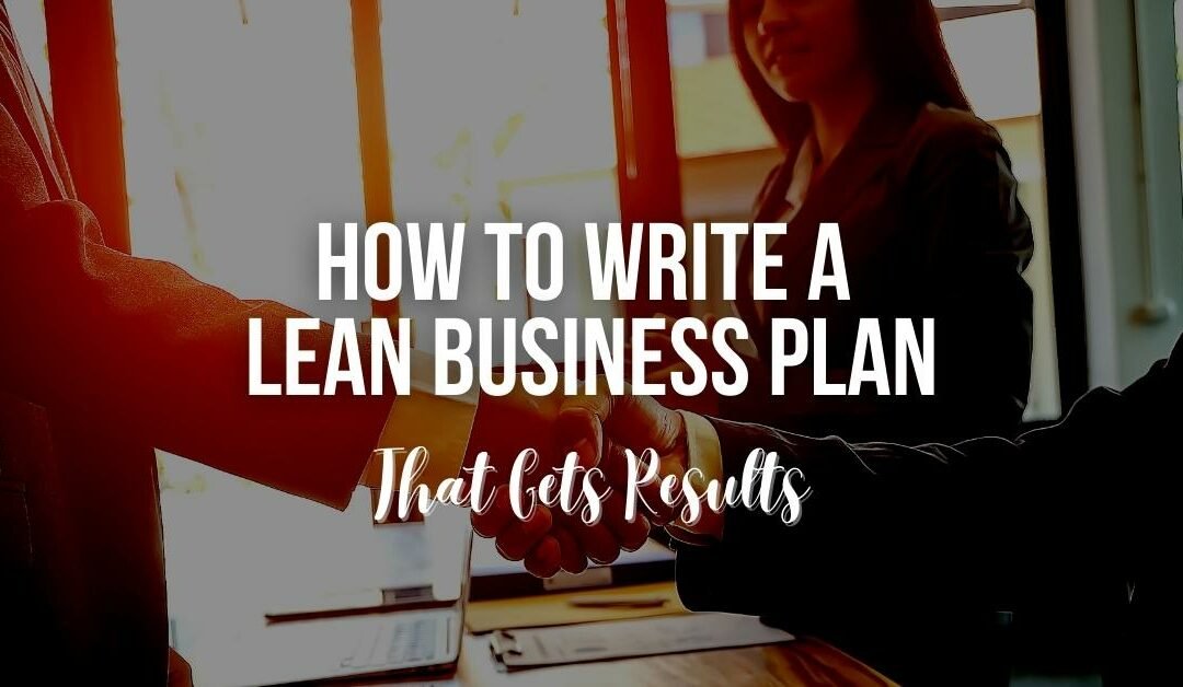 Write a One-Page Lean Business Plan: 2025 Template & Guide | Sherakat